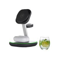 Quality Fast Wireless Charger Dock with Holder Multi-function Integrated and Logo 500PC for sale