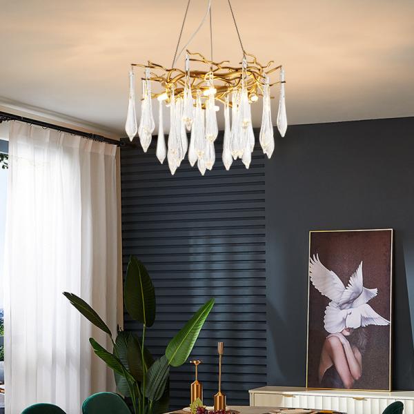 Quality Water Droplet Chandelier High End Pendant Lights AC220V 5m2 -35m2 for sale