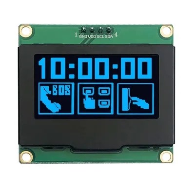 Quality SSD1309 OLED Display 128X64 SSD1309 1.54 Inch OLED Screen Blue Bigger PCB Board for sale
