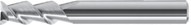 Quality 3 Flute Flattened Corrugated Edges Solid Carbide End Mills For Al Machining for sale