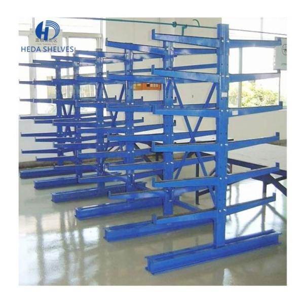 Quality Galvanized Cantilever Pallet Racking For Wood Heavy Duty for sale