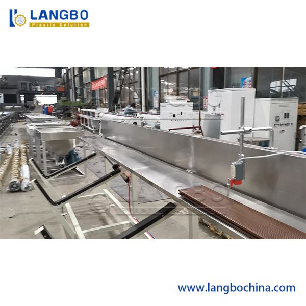 Quality Special WPC Wall Panel Production Line With Conical Twin Screw Extruder for sale