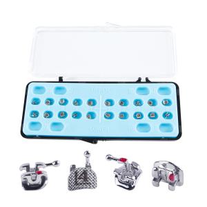 Quality Roth MBT Edgewise Orthodontic Brackets With 0.022/0.018 Slot Size And Hook On345 for sale