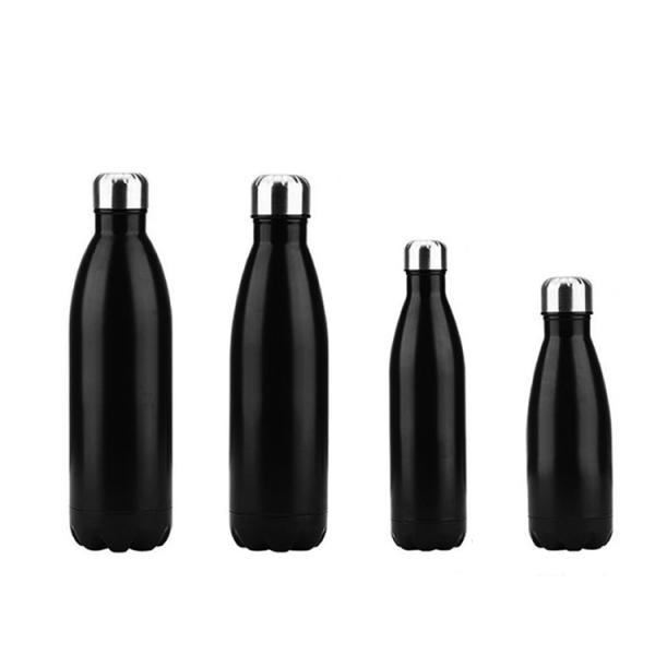 Quality 500ML Cola Shape Stainless Steel Double Wall Vacuum Water Bottle for Customized Designs for sale