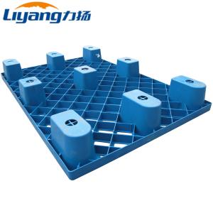 Quality Blue HDPE Euro Plastic Pallet Industrial Plastic Pallet 1200 X 800 for sale