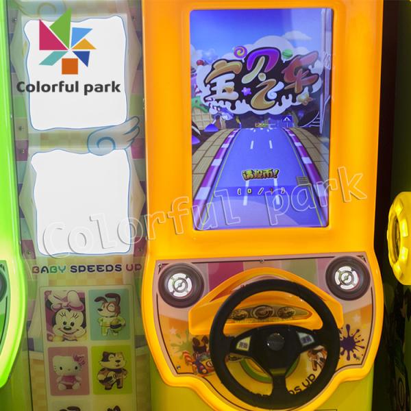 Quality 2 Players Arcade Car Game Machine Fiberglass Material for sale