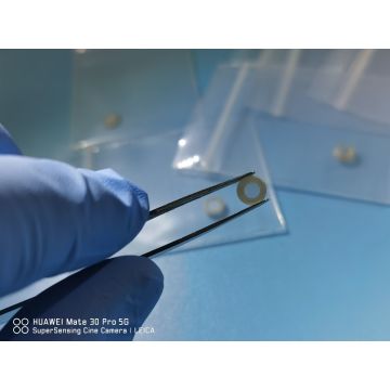 Quality Transparent Un-Doped 4H-SEMI Hardness 9.0 Sic Lens for sale