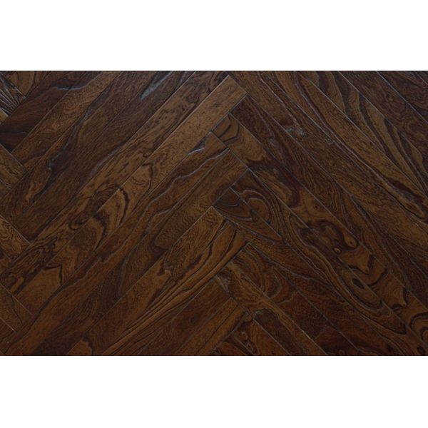 Quality China Elm Herringbone Parquet Flooring Elm Fishbone Wood Floors 45-200mm Width for sale