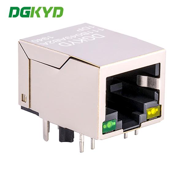 Quality RJ45 Ethernet socket 100Mbps integrated filter with POE network interface for sale