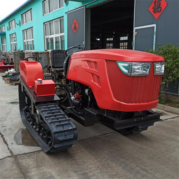 Quality Fully Automatic Mini Crawler Tractor 80HP Rotary Mini Cultivator for sale