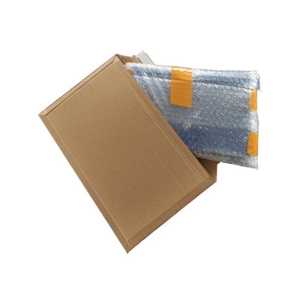 Quality Corrugated 28pt 550gsm Kraft Mailing Box Self Sealing for sale