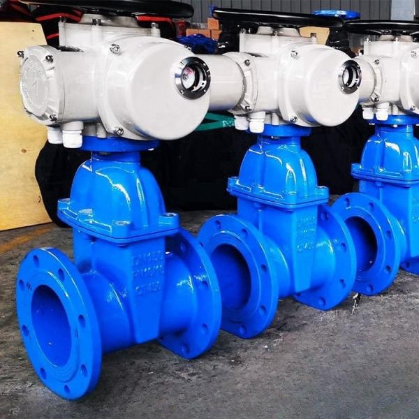 Quality DN65 JIS Electric Gate Valve GGG40 Soft Seal Gate Valve for sale