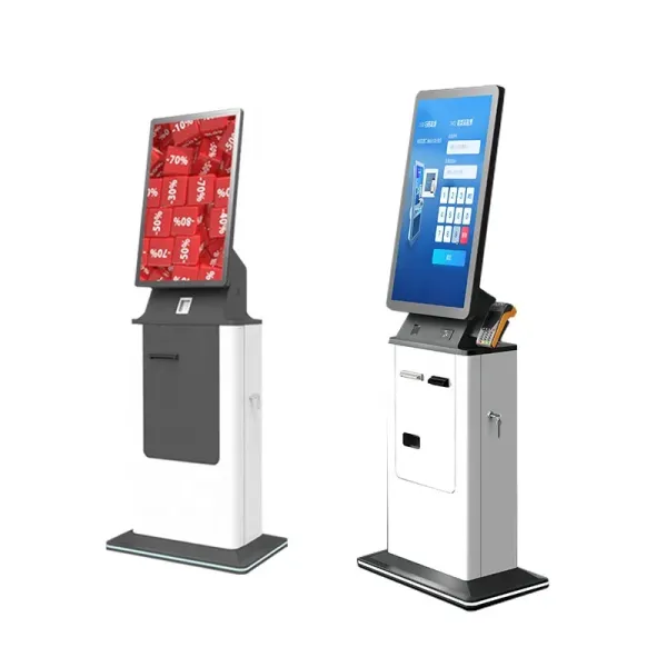 Quality Hotel Self Service Kiosk Machine for Card Dispensing and Cash Receiving for sale