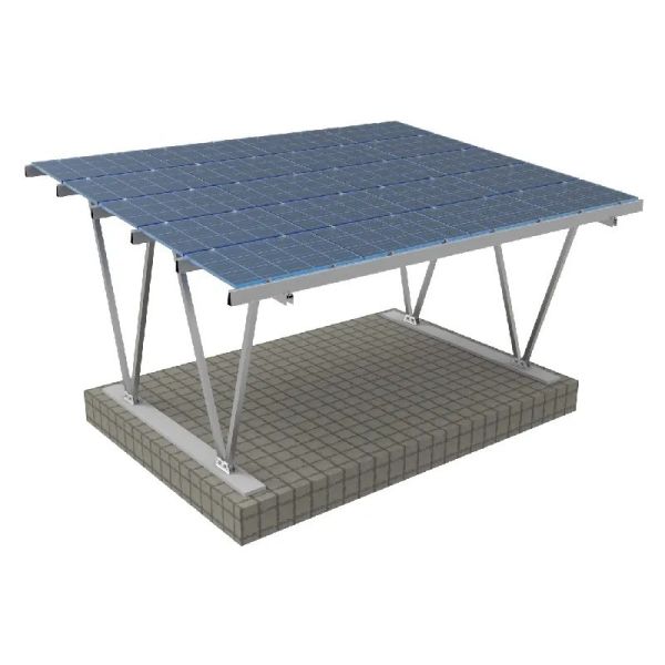Quality Natural 9kw Full Installation Solar Rack Aluminium Car Parking Structure System for Home for sale
