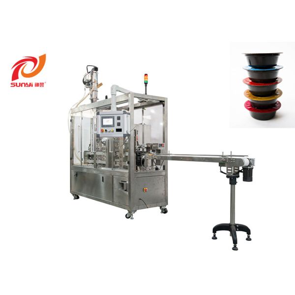 Quality Single Lane LavazzaBlue Coffee Capsule Filling Sealing Manufacturing Machine for sale