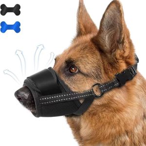 Quality Waterproof Durable Dog Muzzle Anti-Chewing Reflective Strap for Night Walking for sale