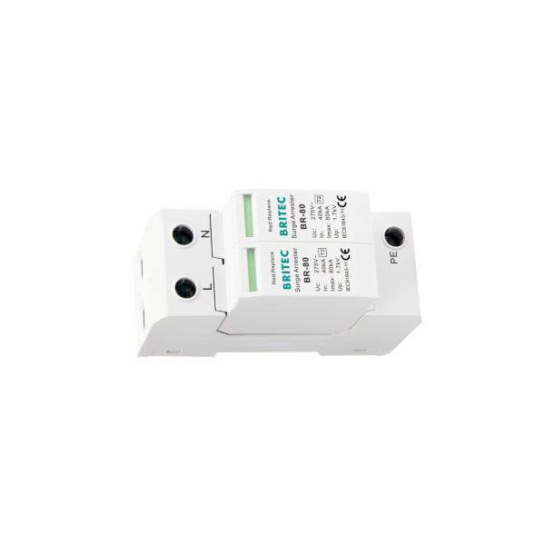 Quality 80ka 2P 275V AC Class II Lightning Protection Surge Protector Arrester for sale