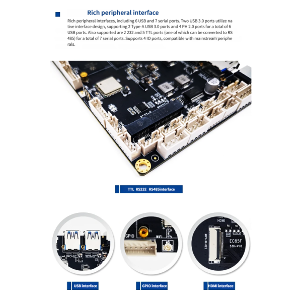 Quality High-Performance RK3568 Board with 4K Decoding Resolution Featuring 8 Serial for sale