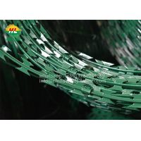 Quality 300mm Concertina Barbed Wire , HUILONG 2.8mm Barbed Wire And Razor Wire for sale