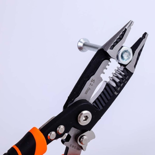 Quality Left Hand Electric Stranded Wire Cable Stripper Pliers Cutter Heavy Duty for sale