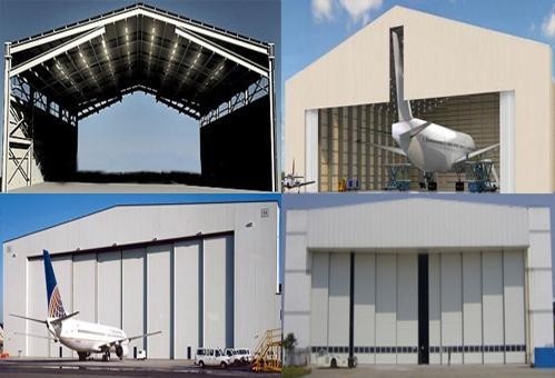 Quality Single Span Steel Structure Aircraft Hangar Buildings for sale
