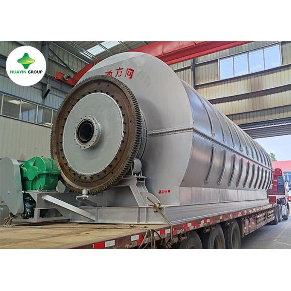 Quality 20t Waste Tire Pyrolysis Plant For Processing Tyres 0.4rpm Non Pollution for sale