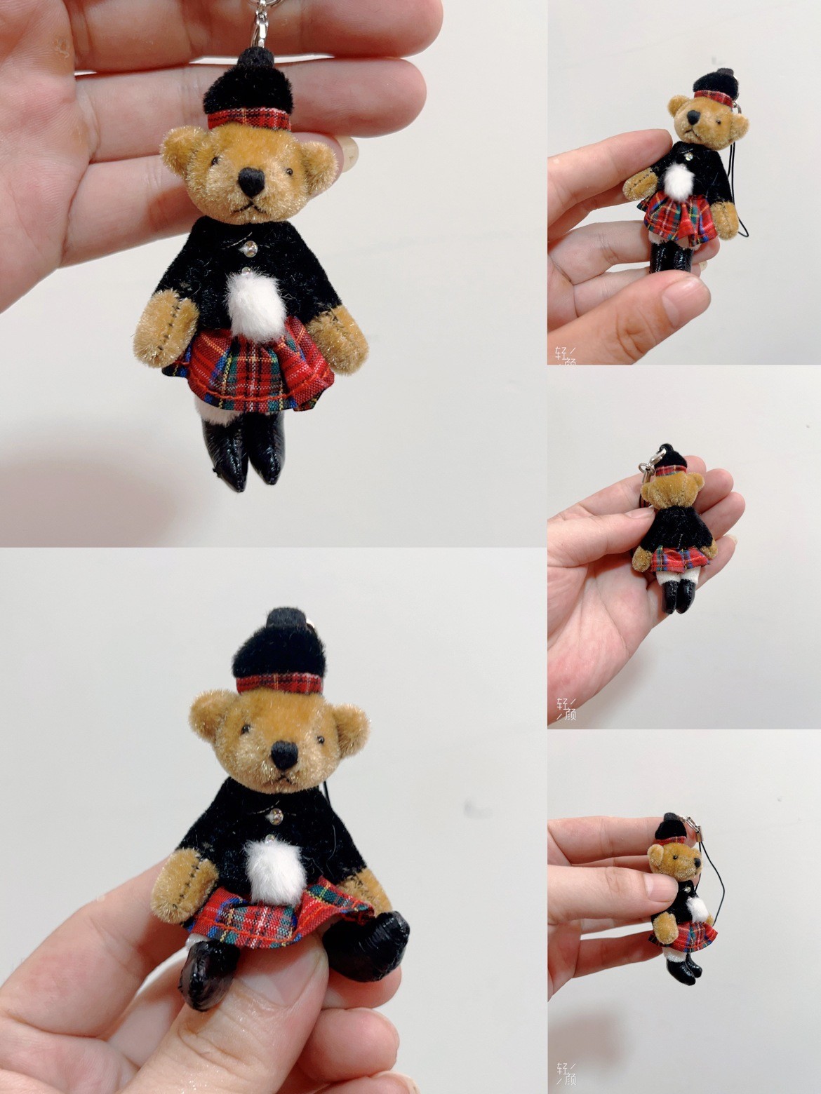 Teddy Bear Plush Joint Plush Bear Doll Key Chain Stuffed Animal Toys
