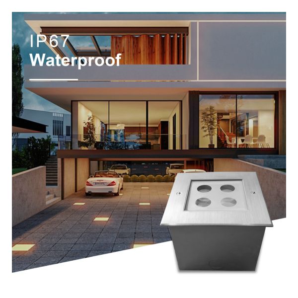 Quality Square LED inground light Original CREE/OSRAM LED 4W 8W  IP67 CE RoHS For Landscape Pathway for sale