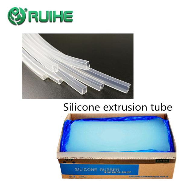 Quality Flexible High Transparent Liquid Silicone Rubber Extrusion Led Strip Hose for sale