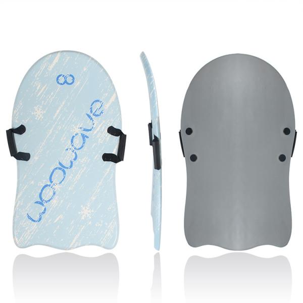 Quality Customized Snow Skiing Snow Sleds with Brake and Semi-ellipse Snowboard Snow Scooter for sale