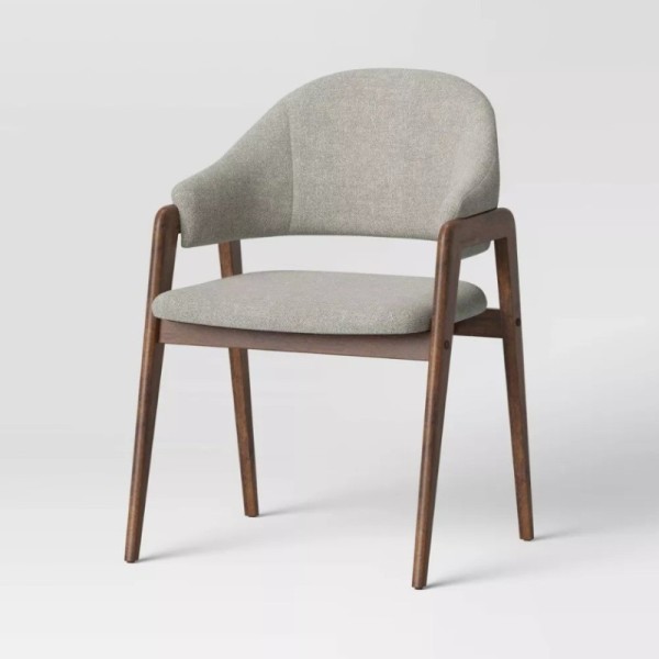 Quality Home Furniture Top Quantity Modern Fabric Wood Armrest Chair for Hotel and Dining in Restaurant for sale