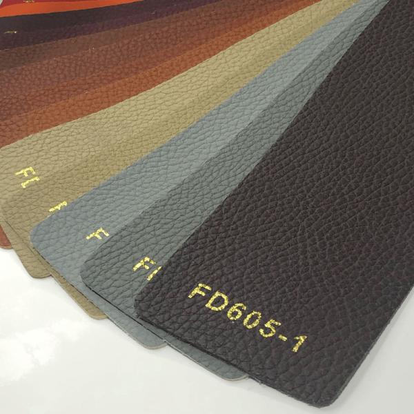 Quality Litchi Sofa Microfiber Leather Eco Friendly Upholstery Leather Fabric for sale