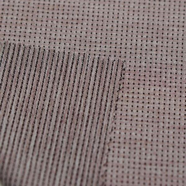 Quality 12% Spandex 88% Recycled Polyester Fabric High Elastic Comfortable Mesh for sale