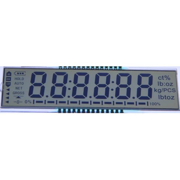 Quality TN Positive Seven Segment Display Lcd 1/4 Duty 1/3 Bias for sale