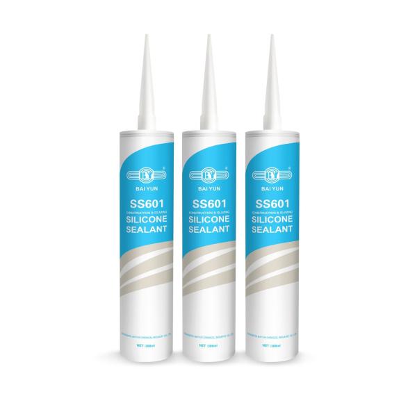 Quality BAIYUN SS601 Construction Silicone Sealant General Glazing Sealant for sale