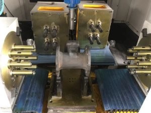 Quality PLC Hydraulic Transmission Drilling And Tapping Machine 600mm 700mm Processing for sale