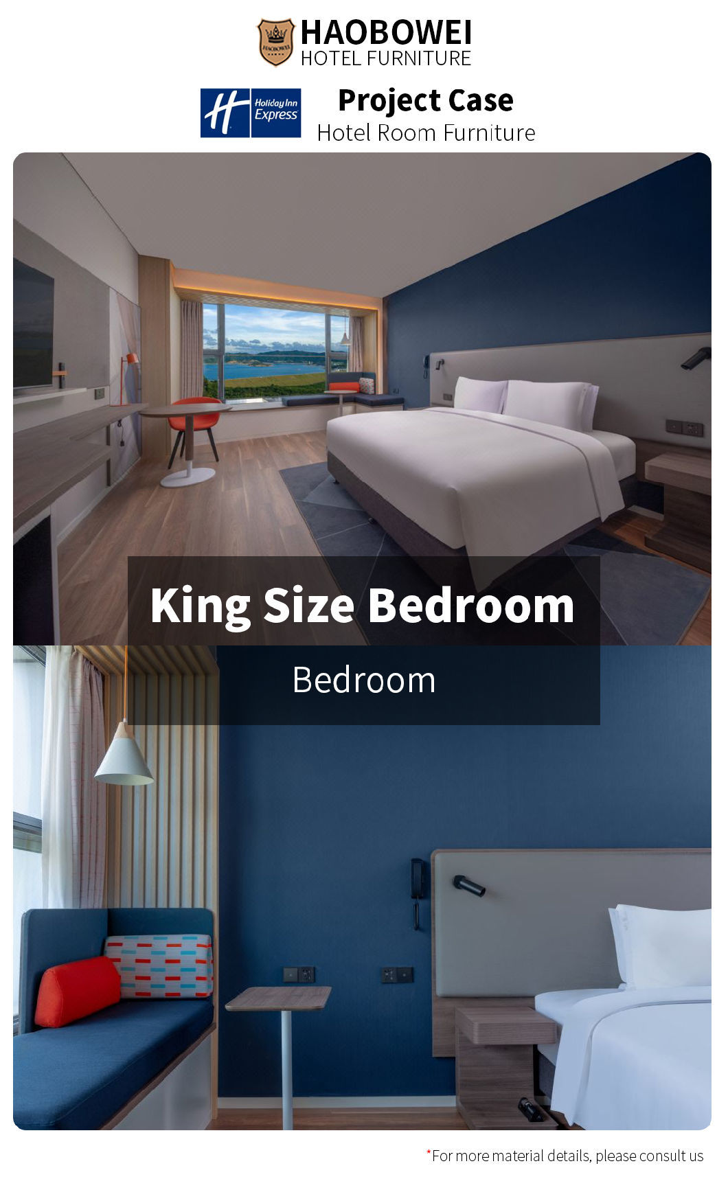 Wholesale Hotel Furniture China Modern Luxury Style King Size Bedroom Set Headboard