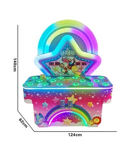 Quality 2 Players Hitting Hammer Arcade Machine Whack A Mole Hit Jump Mouse Amusement for sale