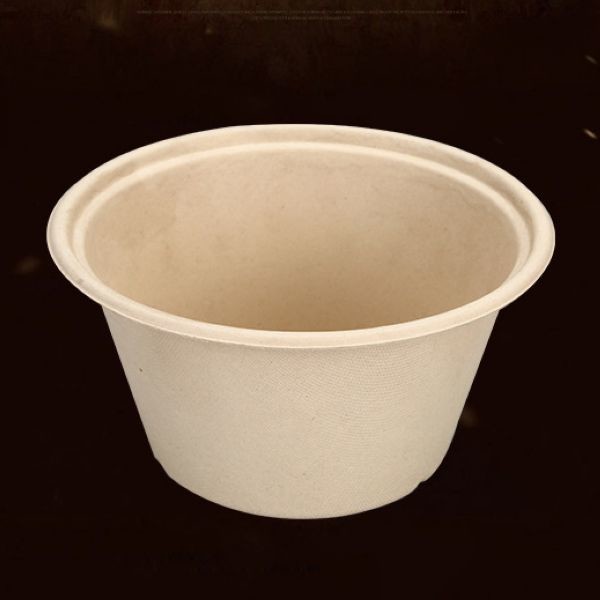 Quality Anti Oil 350ml Compostable Biodegradable Bagasse Food Cups for sale