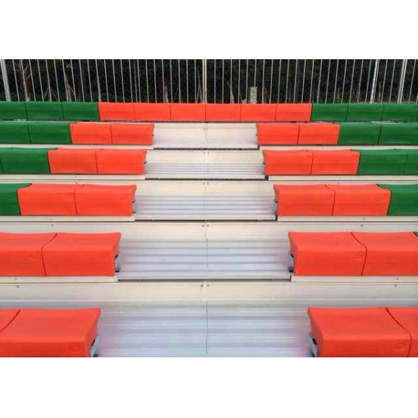 Quality Outdoor Permanent Stadium Seats With Aluminum Seat Plank / Double Deck for sale