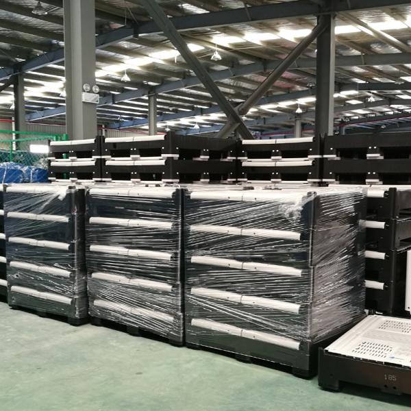 Quality Customized logistic collapsible pallet box recyclable plastic folding shipping for sale