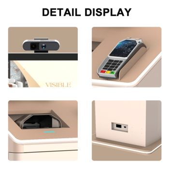 Quality 21.5 Inch Touch Display Hotel Self-service Check In Kiosk With Roomkey Dispenser for sale