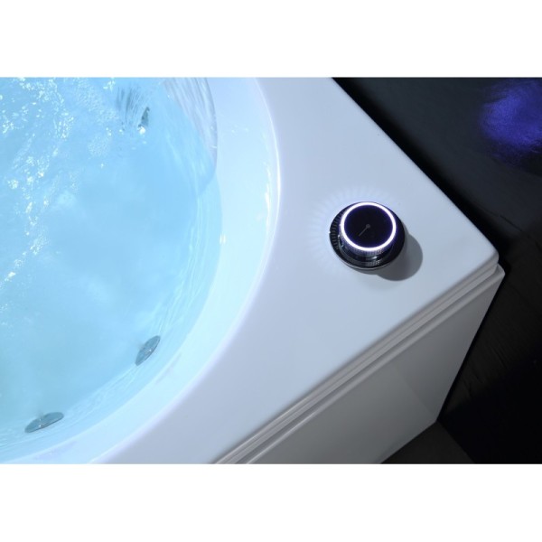 Quality Single Spa With Double Waterfall Massage Bathtub for sale