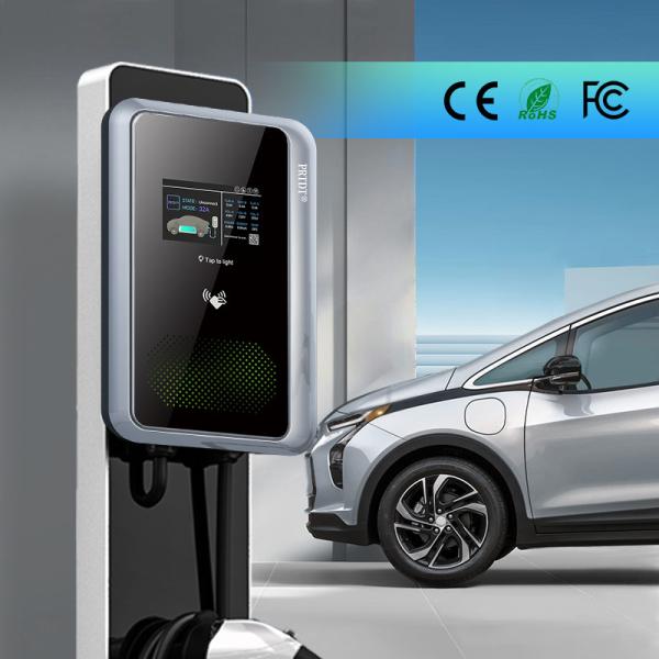 Quality PRTDT Manufacturer CE Certified Wall Mounted Car EV Wall Charging Station For Electric Vehicle Car for sale