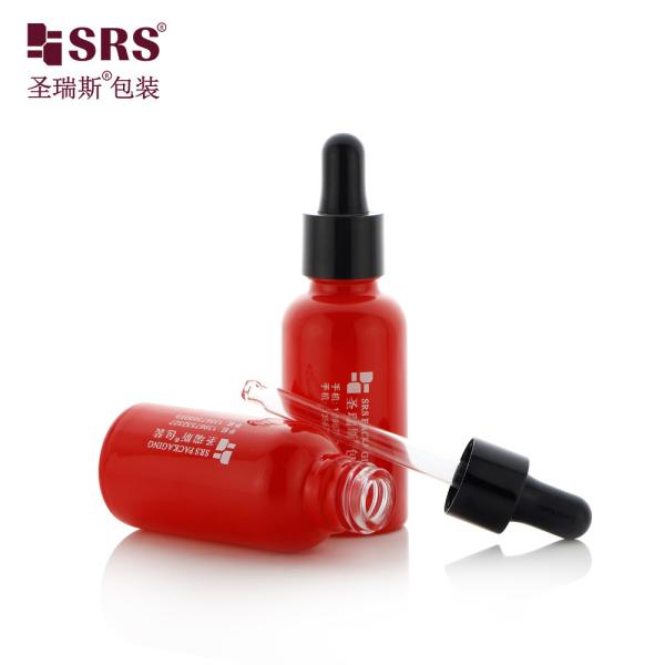 Quality D001-50ml Custom Hot Red Belly Oil Dropper Bottles For Sensitive Belly Care for sale