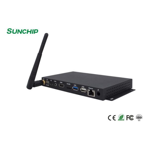 Quality 4g LTE HD Media Player Box RK3399 Digital Signage Advertising Player With CMS for sale