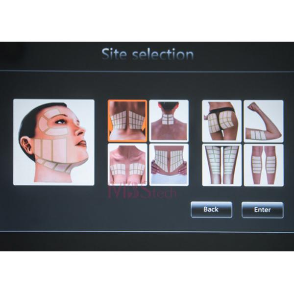 Quality 360 ° Rotating 50HZ 4D 8 Cartridges HIFU Facial Machine for sale
