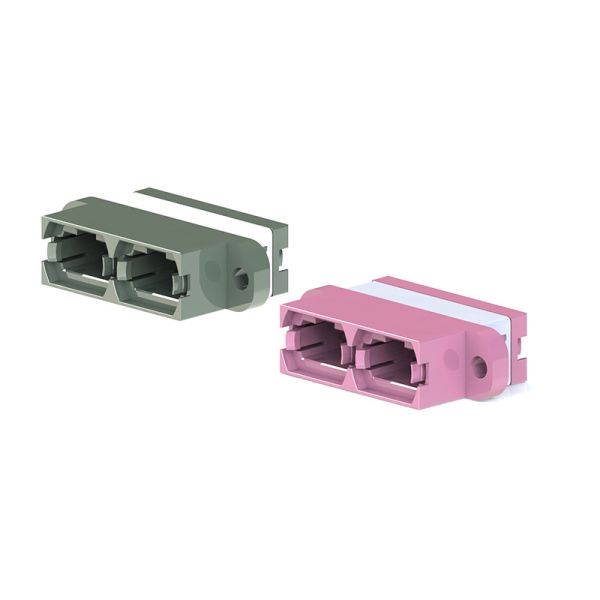 Quality Duplex Adapter MPO With Flange Fiber Optic Adapters Key Up And Key Up Version for sale