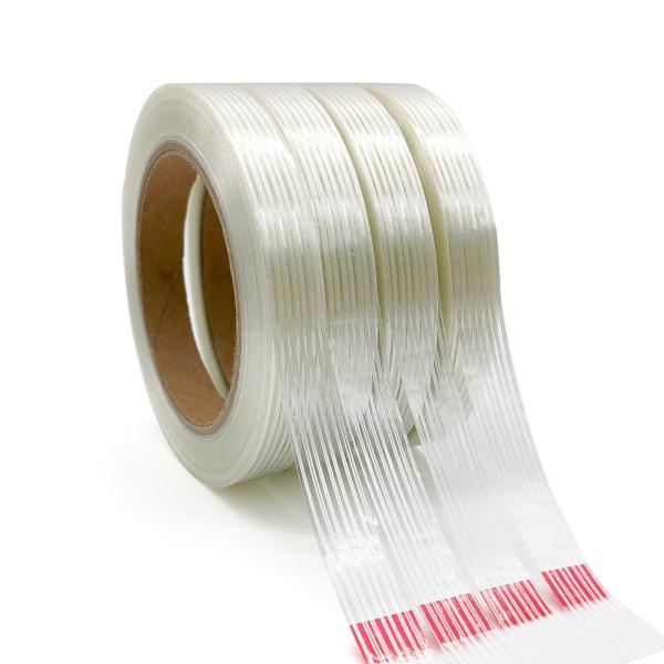 Quality High Adhesion Fiberglass Filament Reinforced Tape For Packing 2inch X 60yards for sale