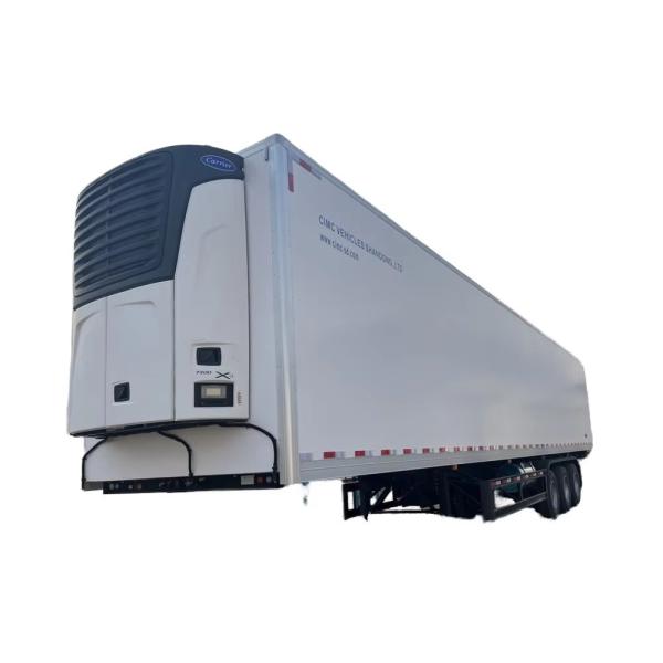 Quality Suspension Mechanical CIMC 3-axle Cold Chain Frozen Refrigerated Trailer for sale